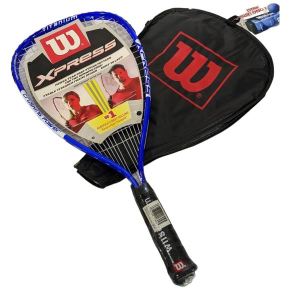 Wilson | Games | Wilson Crushing Power Titanium Xpress Racquetball ...